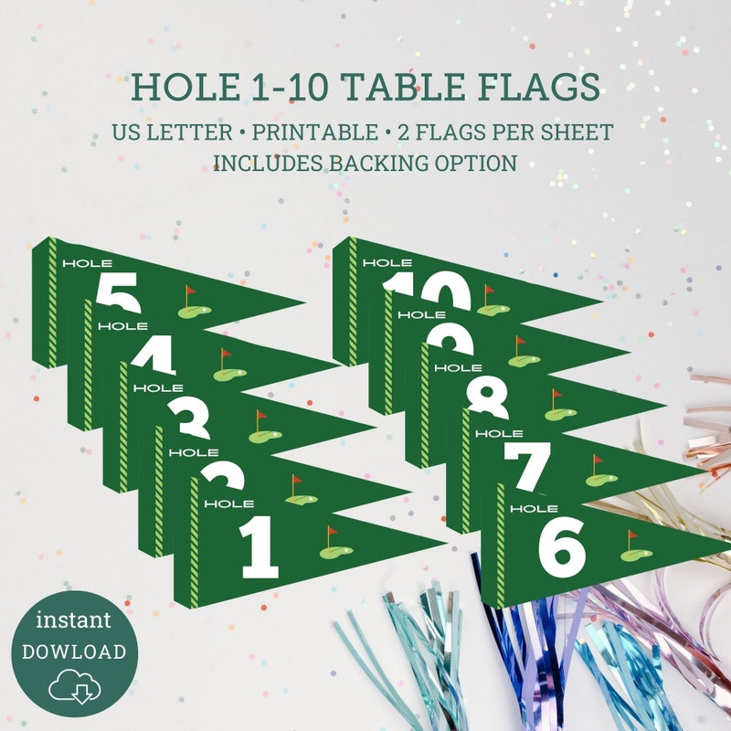 Golf Table Numbers - Etsy