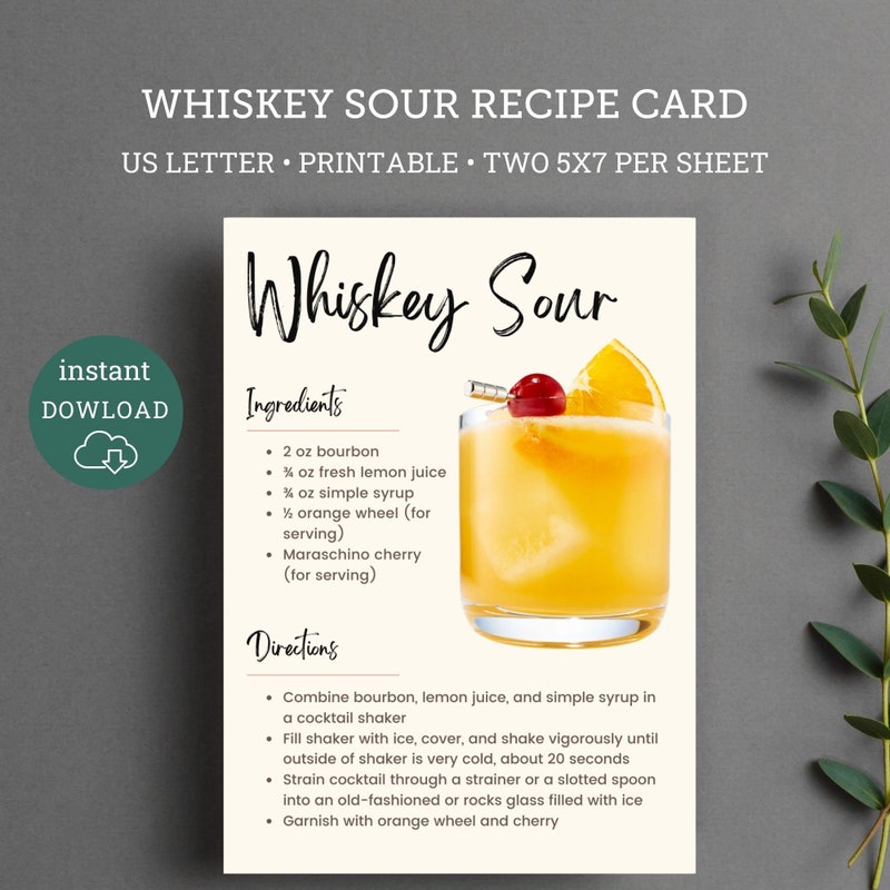 Whiskey Card - Etsy