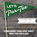 Par-tee Golf Flags Birthday Decor Golfing Party Print at - Etsy