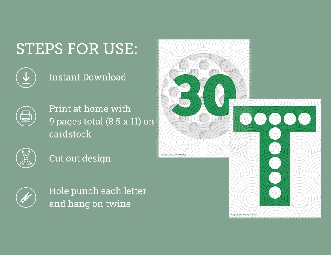 Thir-tee Golf Birthday Banner Par-tee Golf Birthday Banner - Etsy