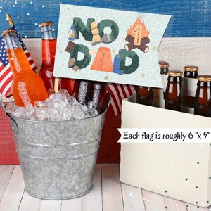 No 1 Dad Camping Theme, Father's Day Flags, Father's Day Decor, Print ...