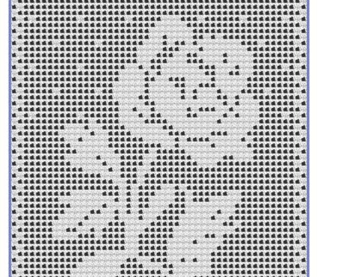 Pdf-instant Download-filet Crochet PATTERN scarf-1 - Etsy