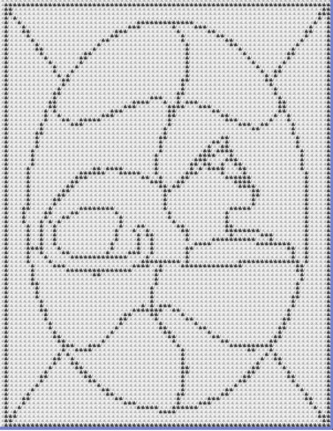 Cat Filet Crochet PDF Pattern - Etsy