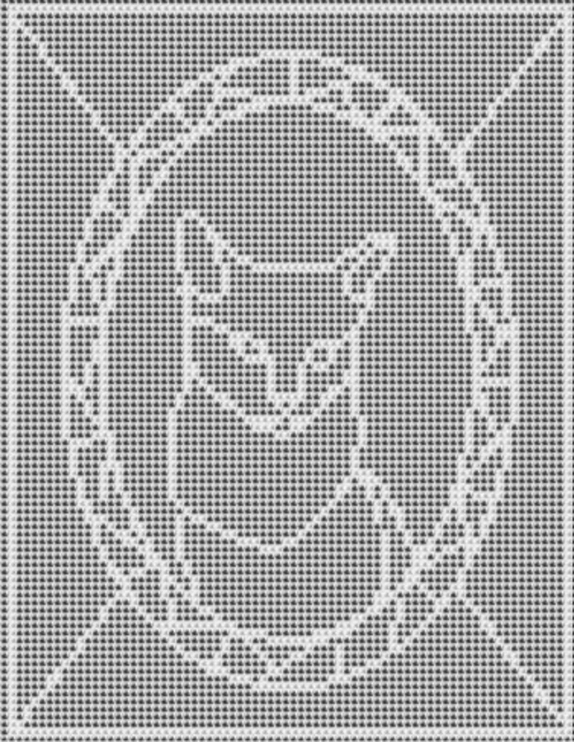Cat 2 Filet Crochet Pattern Pdf Digital File - Etsy