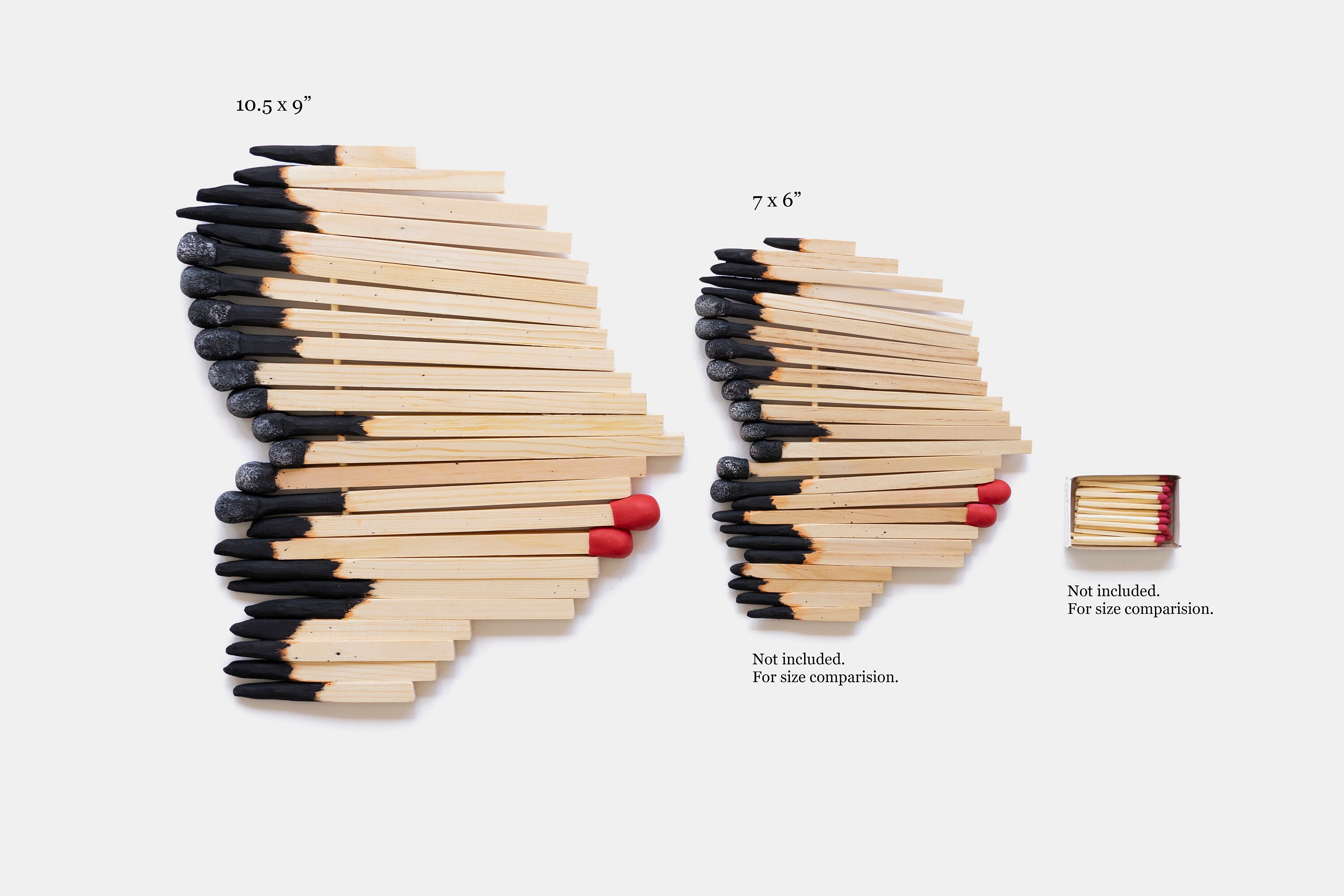 10.5 X 9" Match Sculpture Silhouette | Matchstick Woman Wooden Wall ...