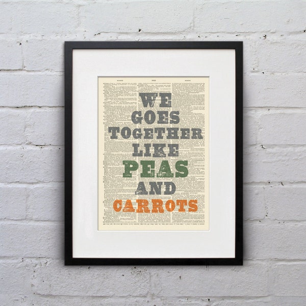 Like Peas and Carrot - Etsy