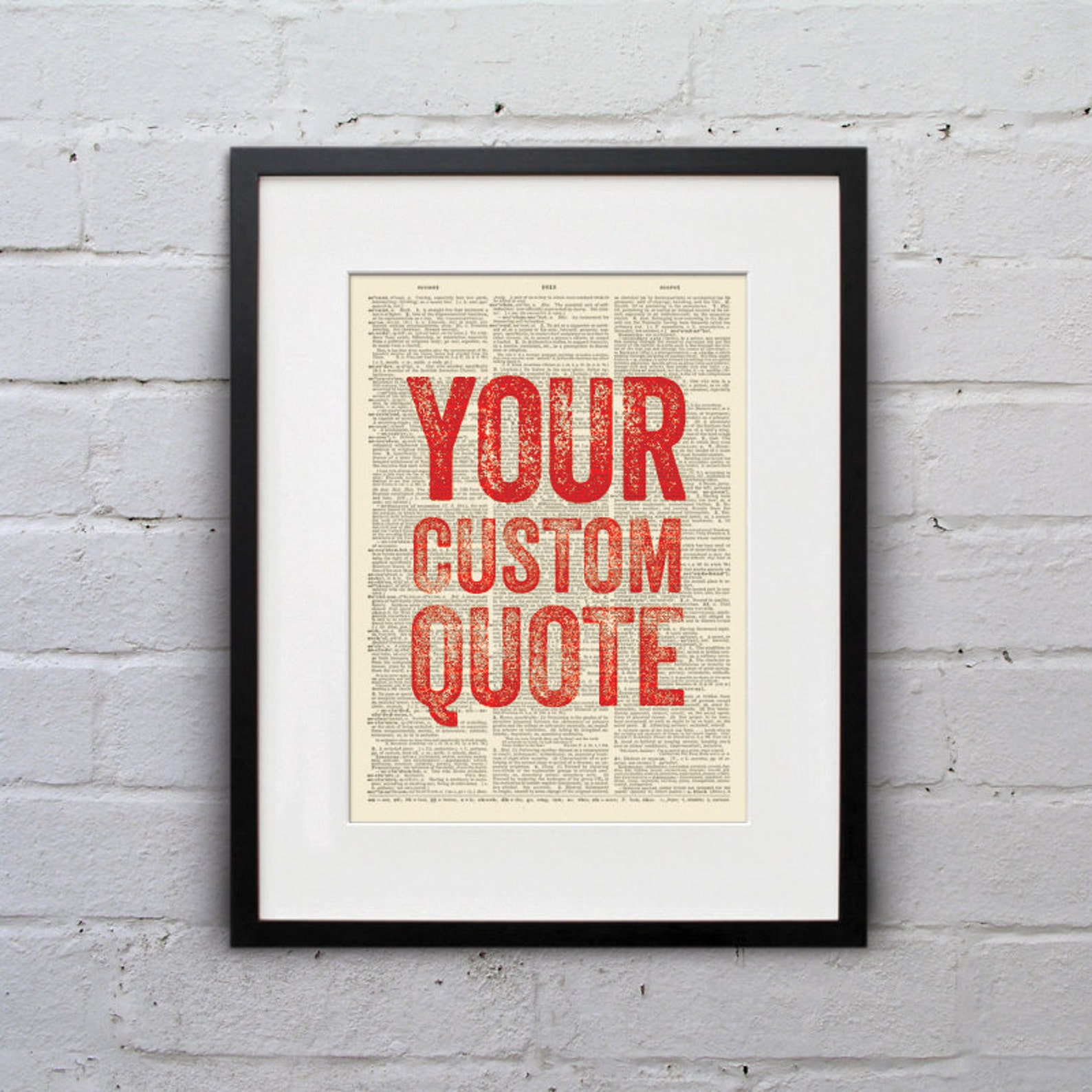 Custom Designed Inspirational Quote includes 2 Prints of the - Etsy
