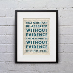 That Which Can Be Asserted Without Evidence Can Be Dismissed Without ...