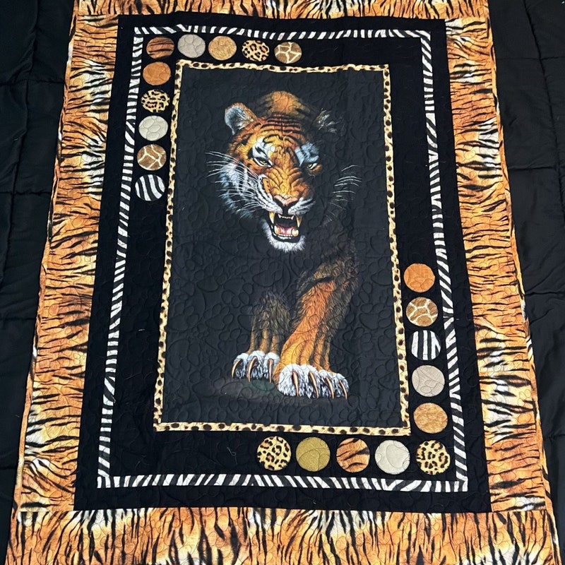 Tiger Baby Quilt - Etsy