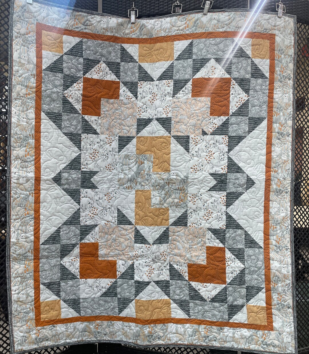 Hippity Hop Bunny Handmade Quilt - Etsy