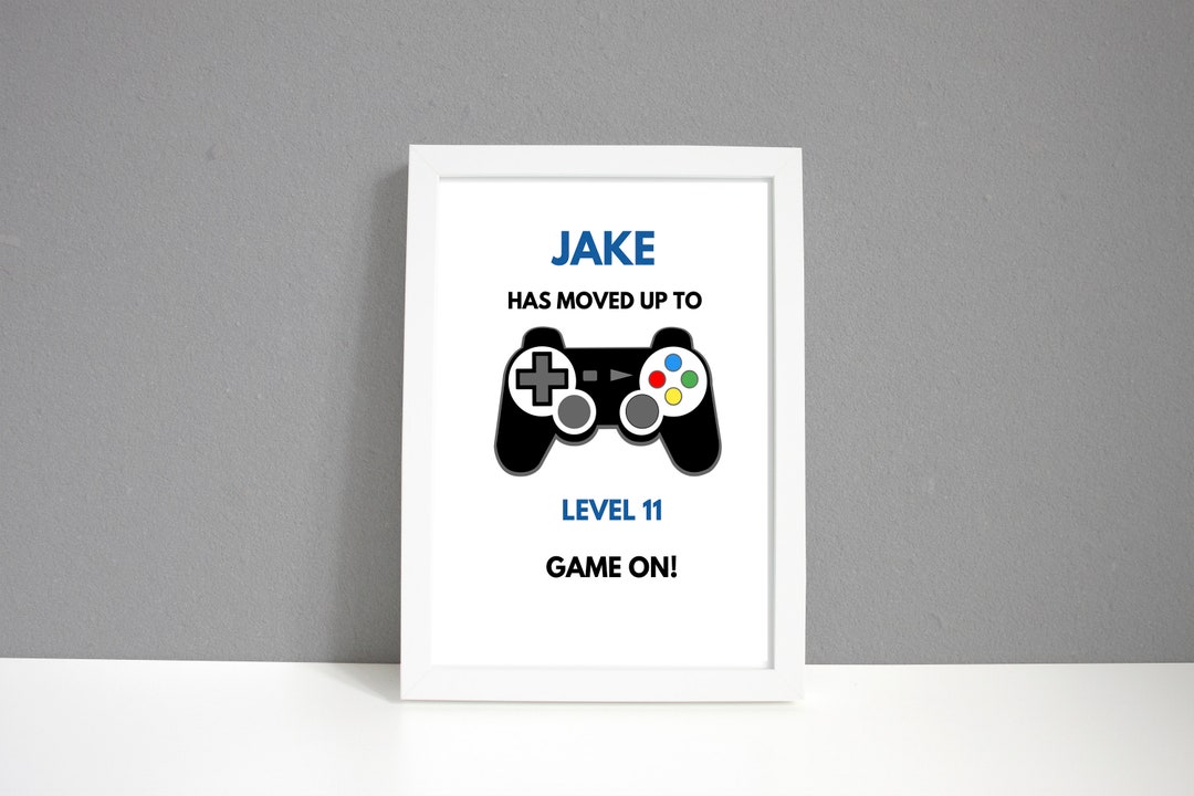 Game Console Print/ Gaming Party Print. Gaming Party - Etsy
