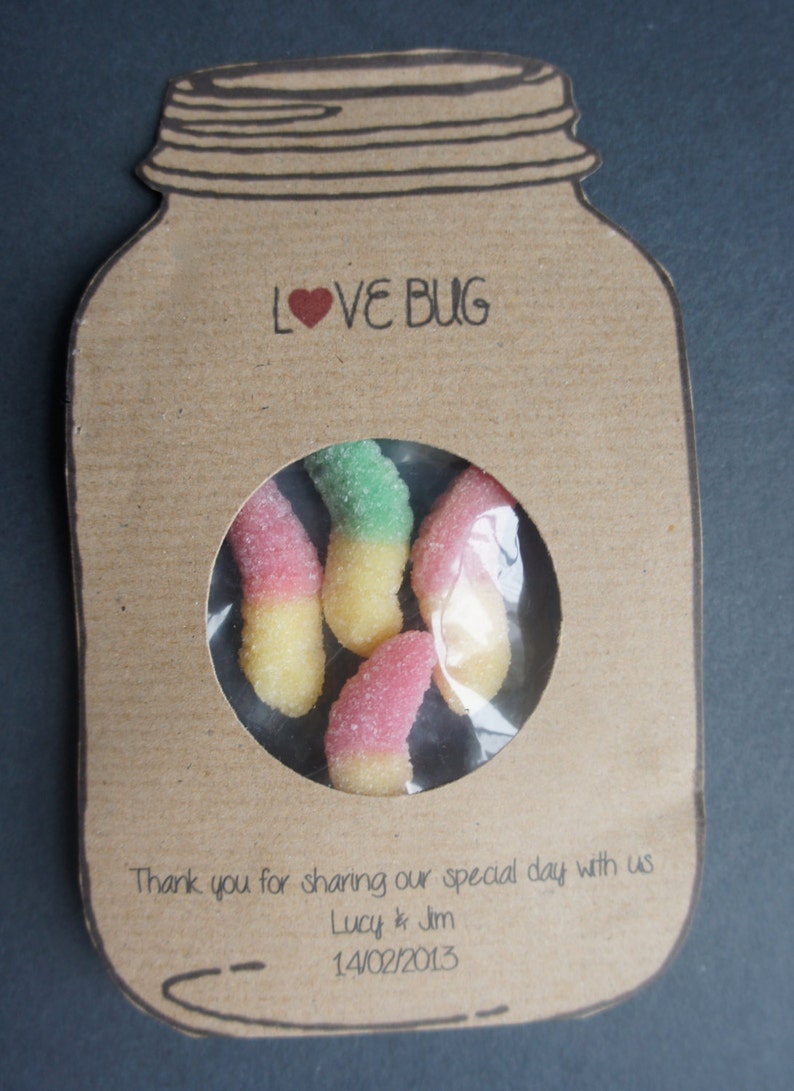 Love Bug Wedding Favour/ Love Bug Wedding Favours X 50 / - Etsy