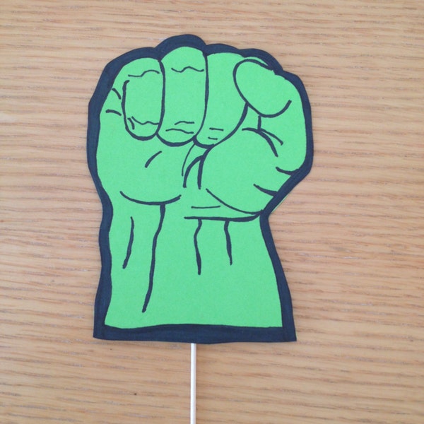 Hulk Cake Topper - Etsy