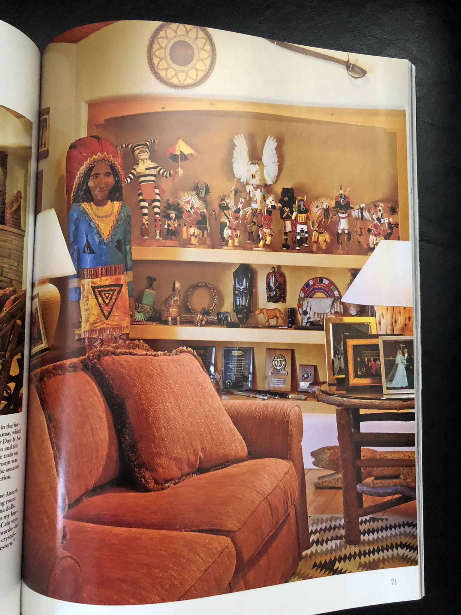 Architectural Digest July 2005 Senator John Mccain Interview Interior ...