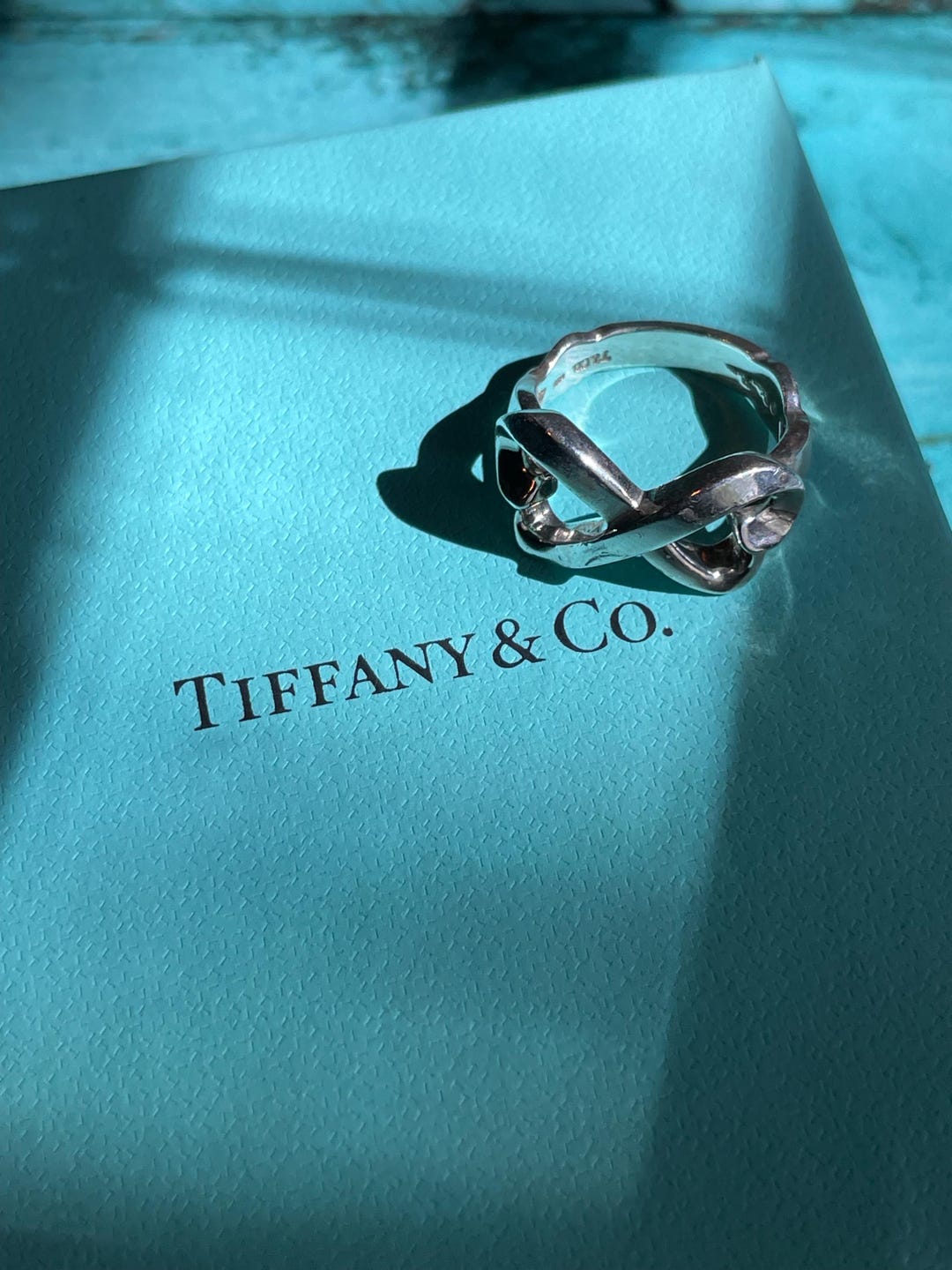 Tiffany Co Paloma Picasso Sterling Silver Loving Hearts Ring Authentic Etsy