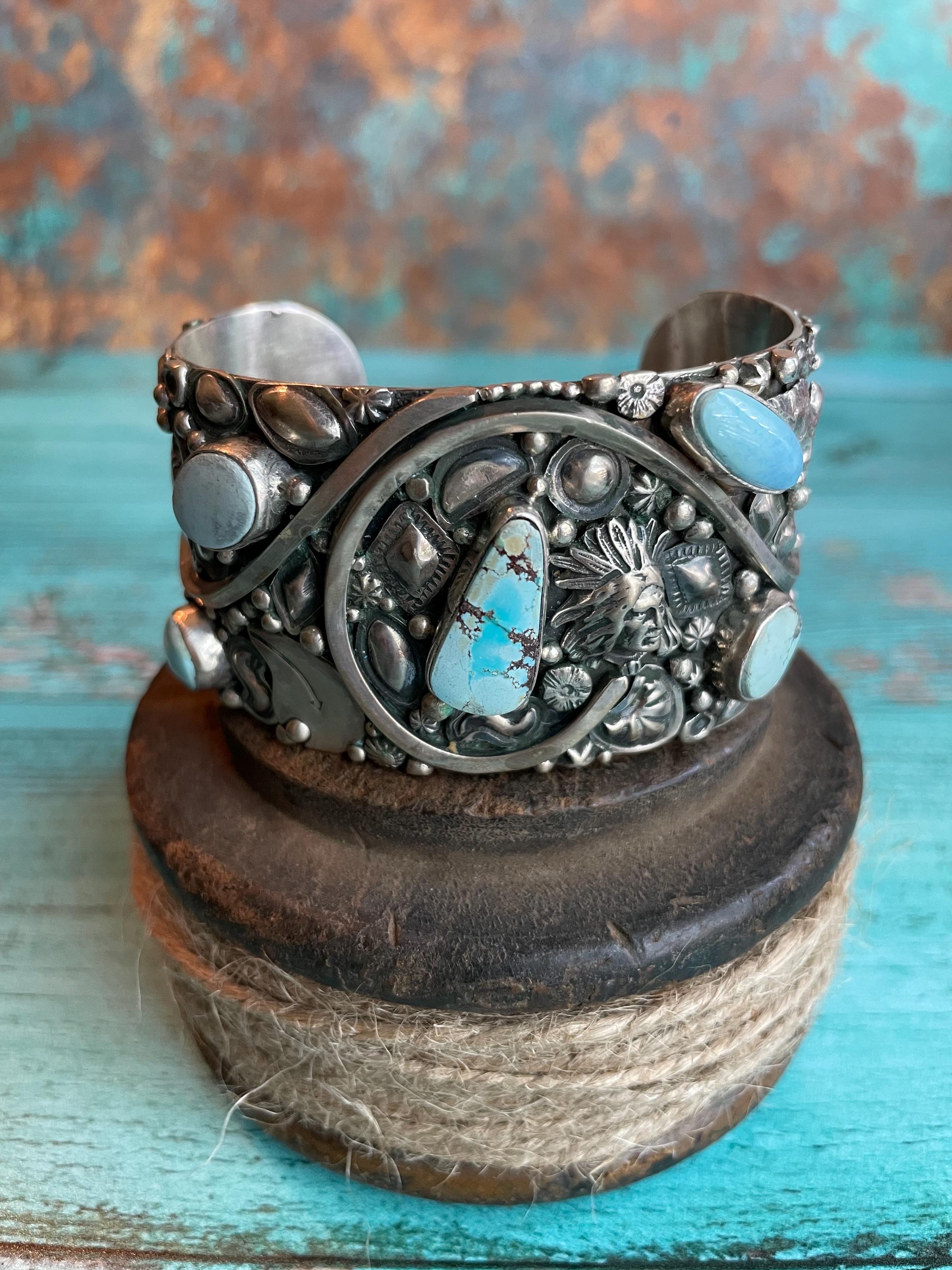 Awesome Signed by Brenda Jimenez Navajo Sterling Silver & Stunning ...