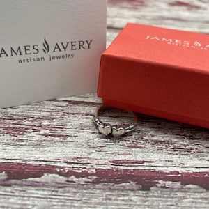 James Avery Two of a Kind Ring Hearts Arrow Ring Sterling Silver Size 6 With Box! - Etsy