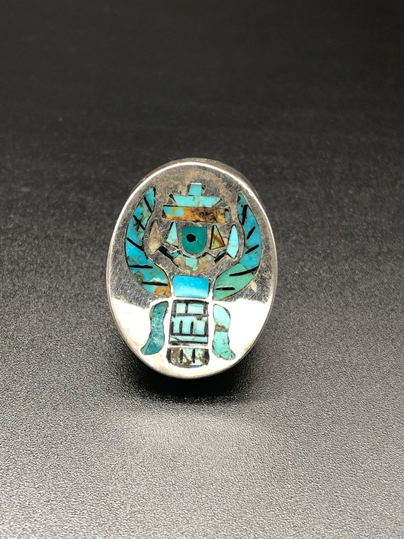 Heavy Native American Vintage Knifewing Sterling Silv… - Gem