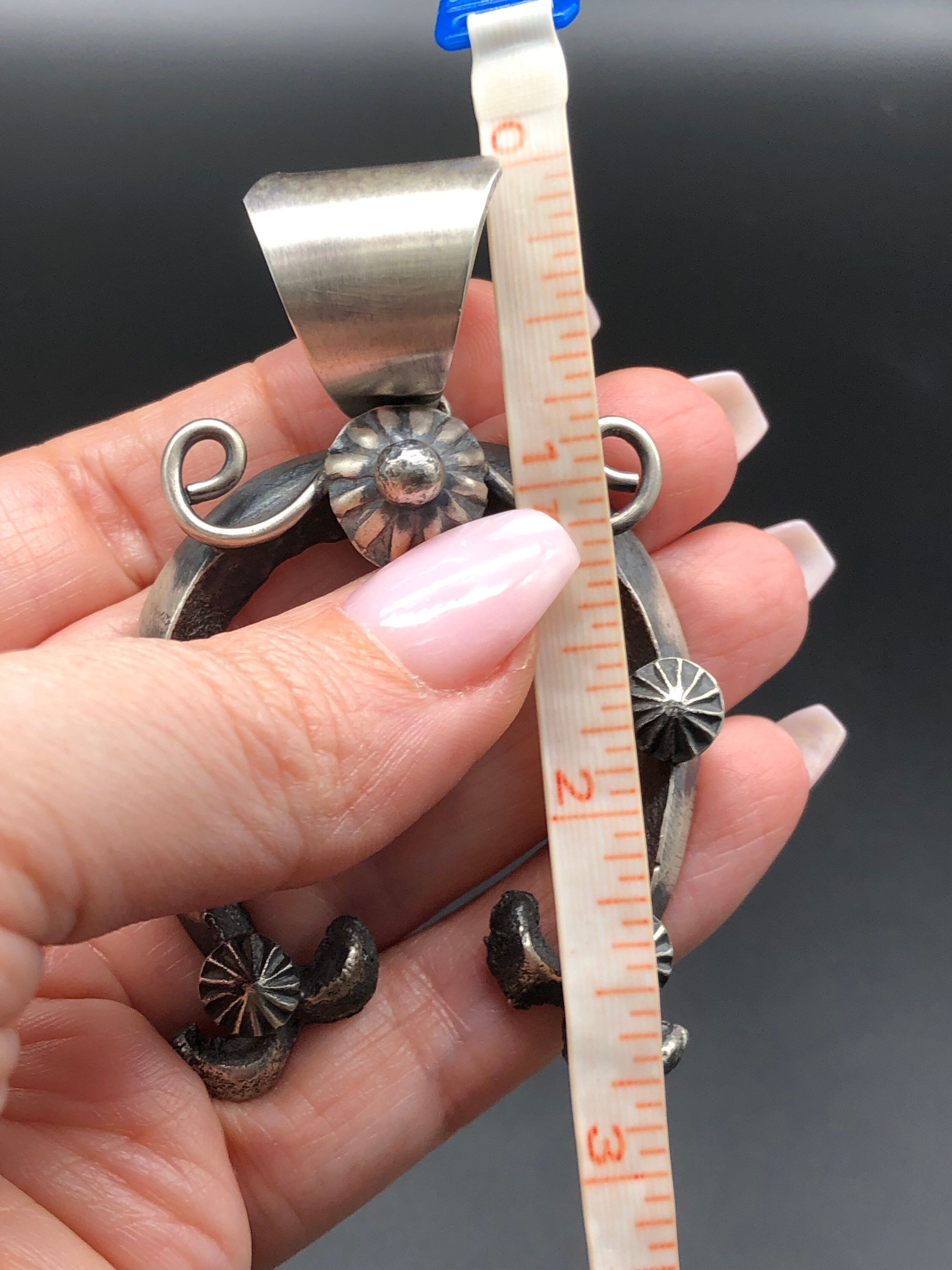 Amazing Artist Chimney Butte Navajo Sterling Silver Naja | Etsy