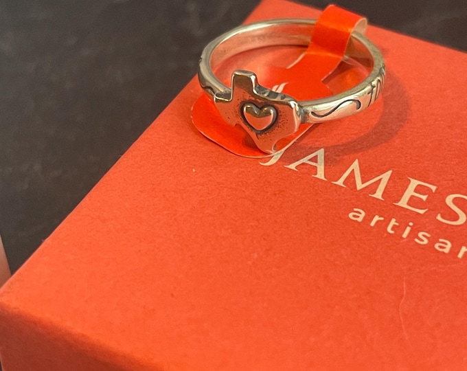 James Avery Sterling Silver Heart of Texas Together We Stand Strong ...