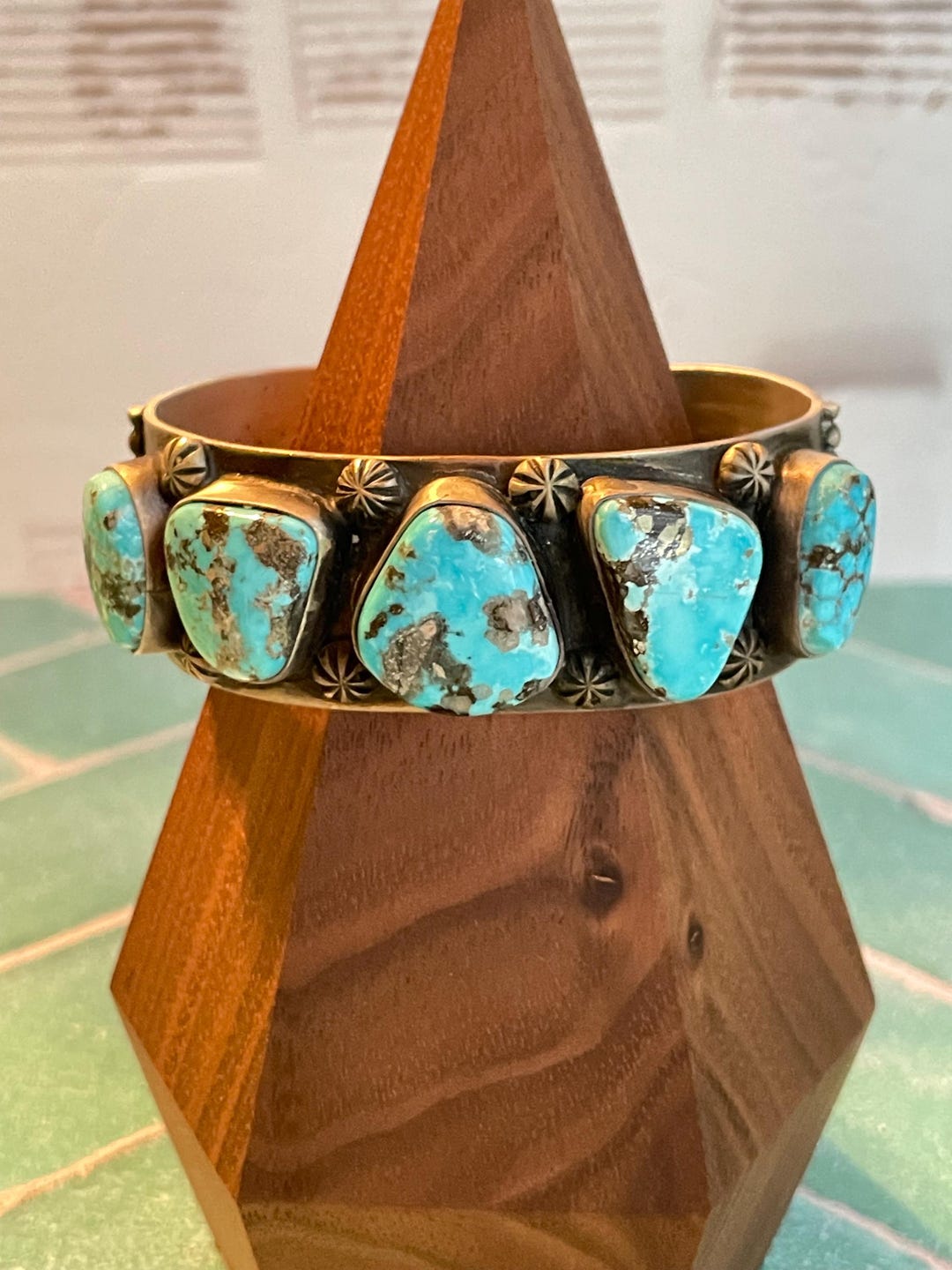 Beautiful Cuff by Navajo Artist Ronald Tom Sterling Silver & Stunning ...