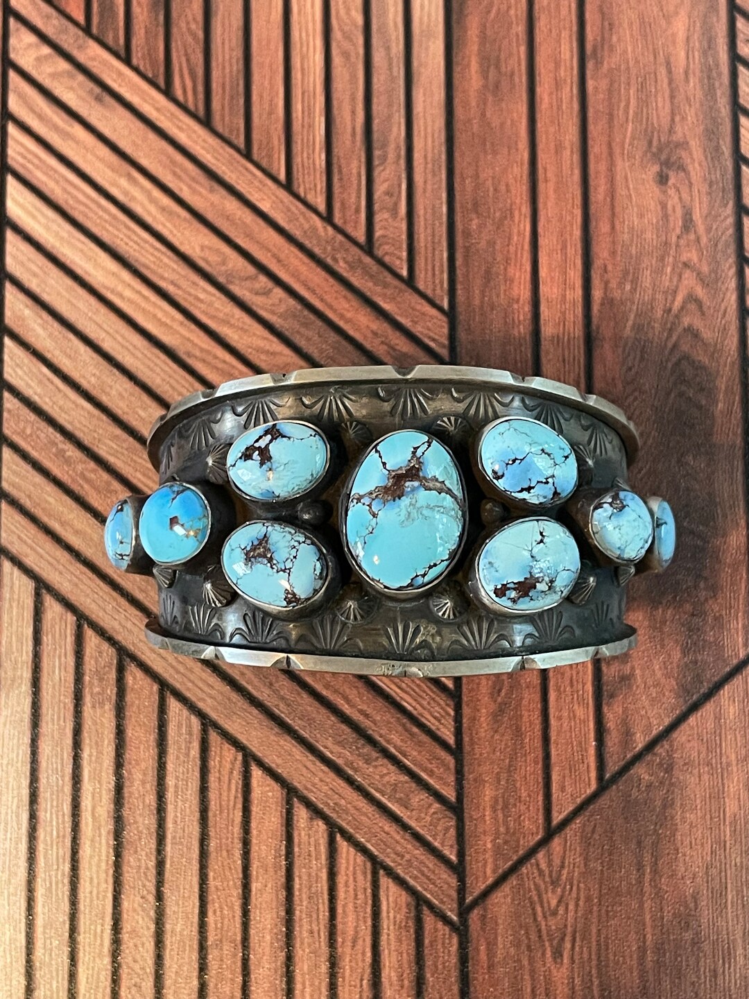 Awesome Signed Ronald Tom for Chatfields Navajo Sterling Silver ...