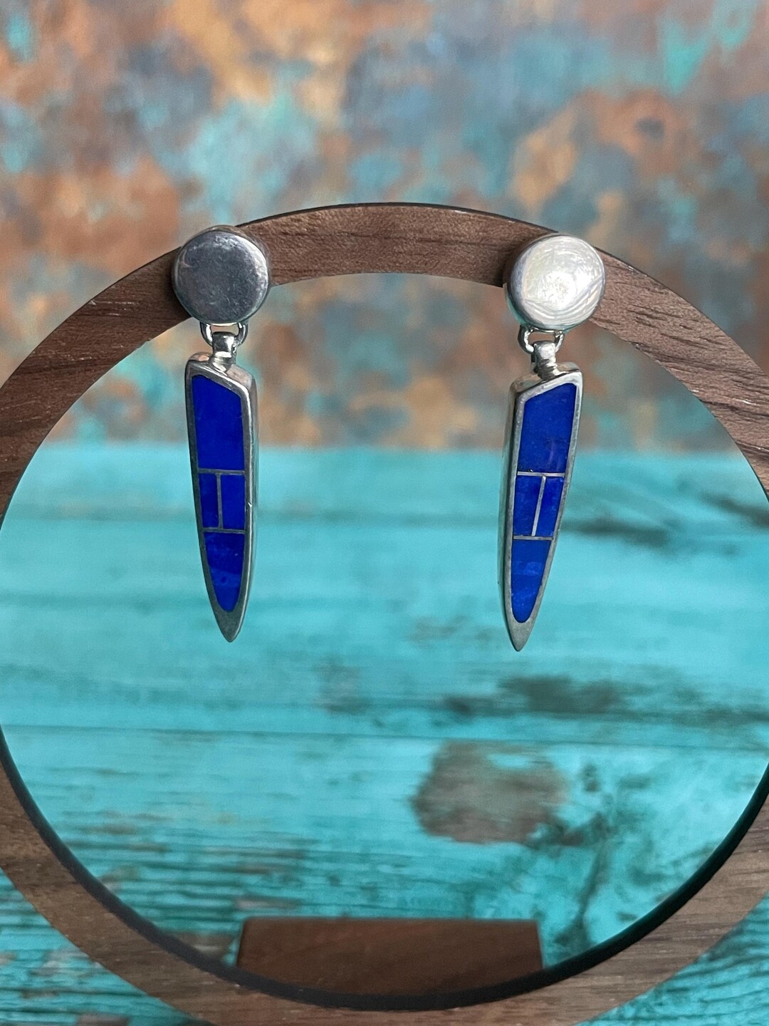 Ray Tracey & Knifewing Segura Native American Sterling Silver and Lapis ...