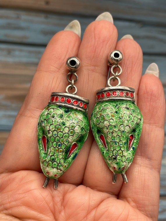 Rare Sterling Silver Melesio Villarreal Taxco Enamel … - Gem