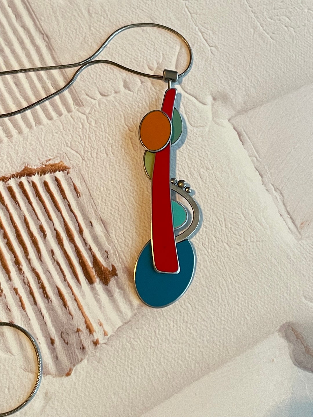 Artisan Joyride Jewelry Vintage Car Part Necklace Sterling Silver Chain ...