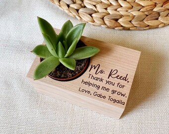 Teacher Sign Succulent | Etsy