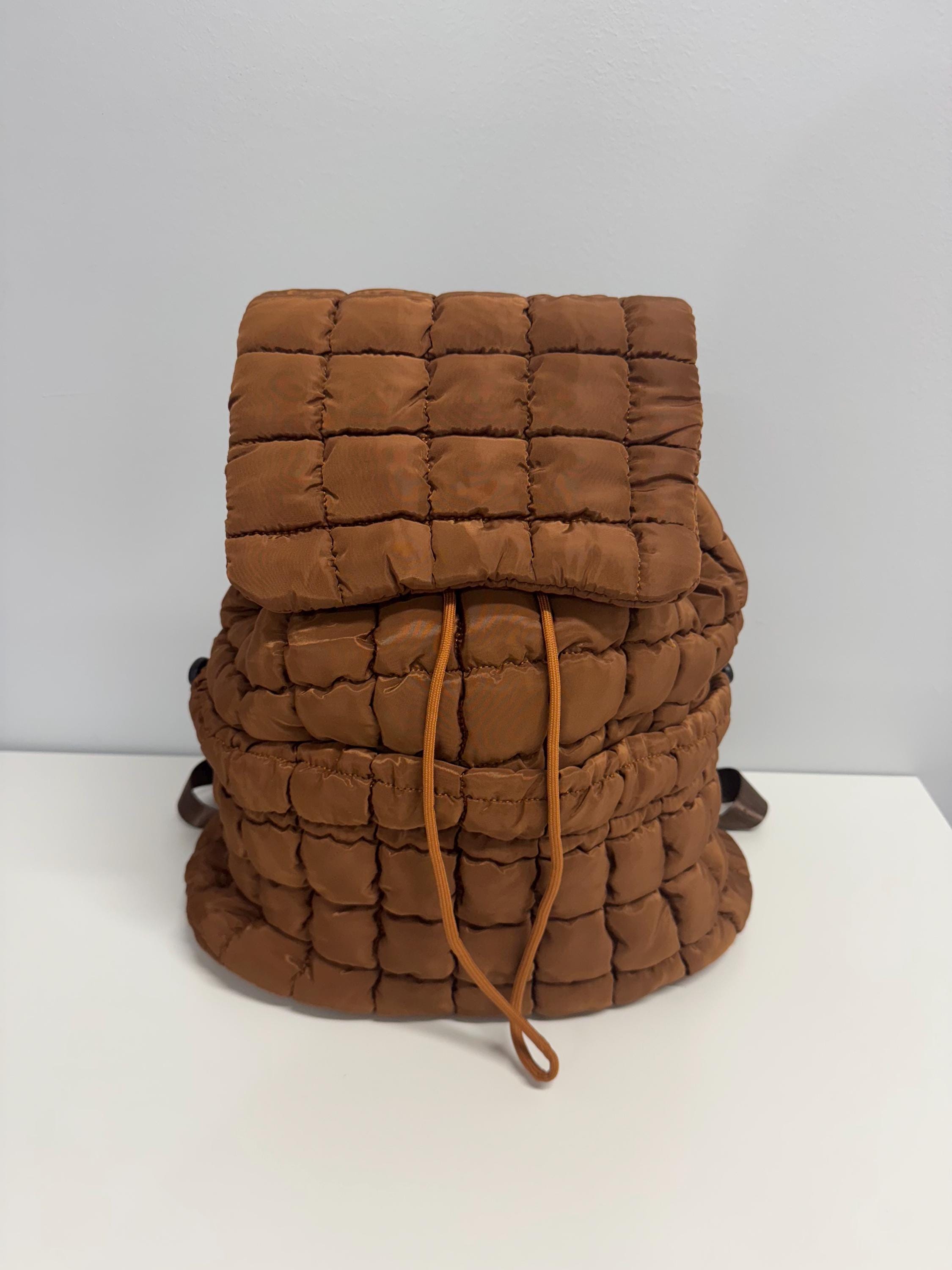 Puffer Quilted Backpack Purse - Etsy