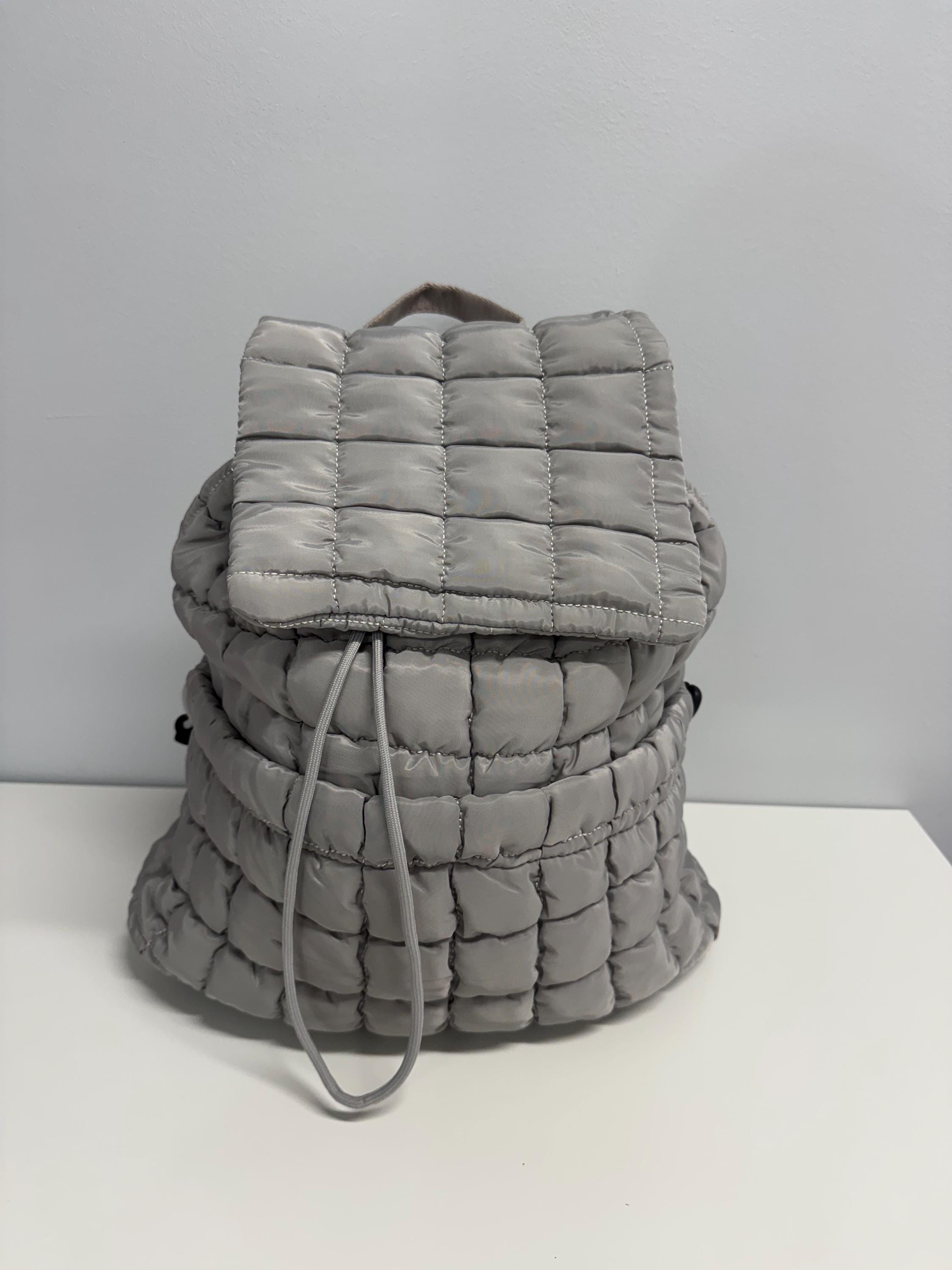 Puffer Quilted Backpack Purse - Etsy