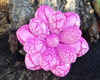 Hot Pink Brooch | Etsy