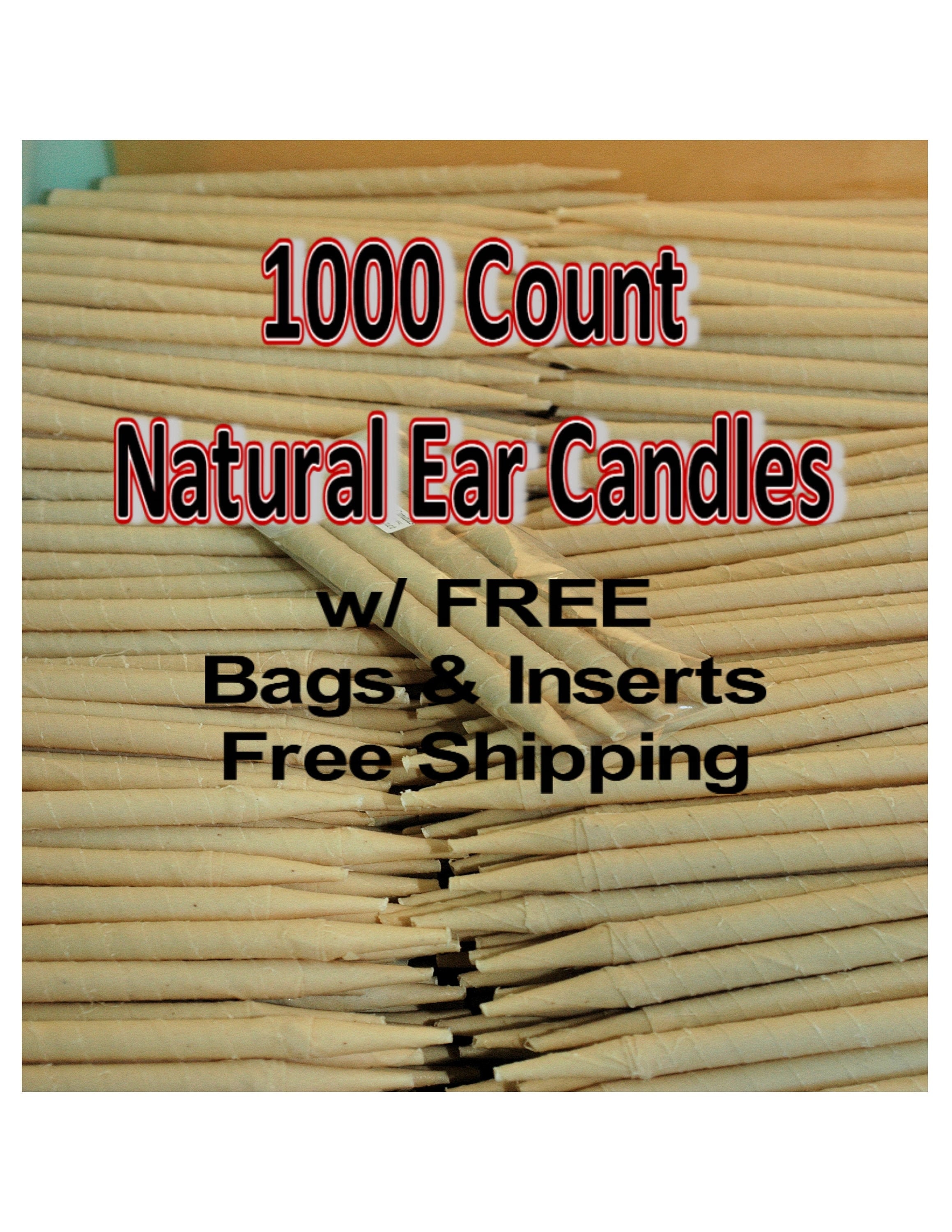 1000 Count Natural Ear Candles - Etsy