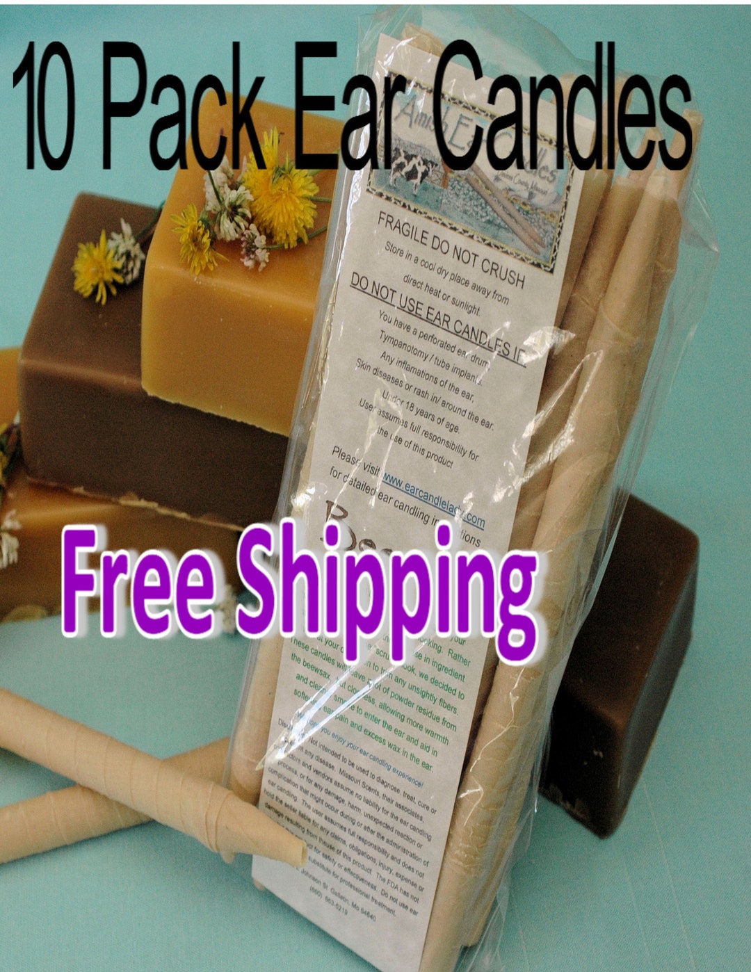 10 Pack Ear Candles - Etsy