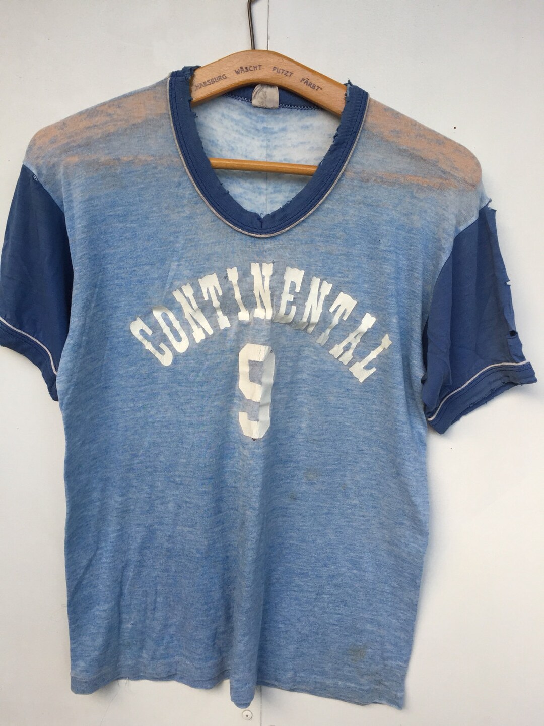 Vintage Distressed Extra Thin Athletic T Shirt / Baseball T - Etsy