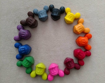 Mickey mouse crayons | Etsy