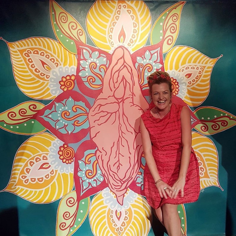 Yoni Mandala Giclee Art Print. Spiritual LGBTQ Vulva Feminist | Etsy