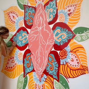 Yoni Mandala Giclee Art Print. Spiritual LGBTQ Vulva Feminist - Etsy