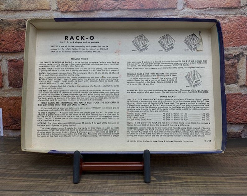 Rack-o Game, Vintage 1966, Complete, Card Game - Etsy