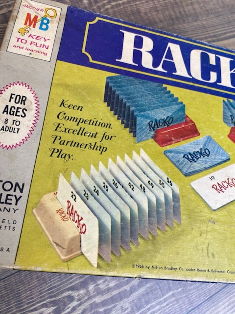 Rack-o Game, Vintage 1966, Complete, Card Game - Etsy