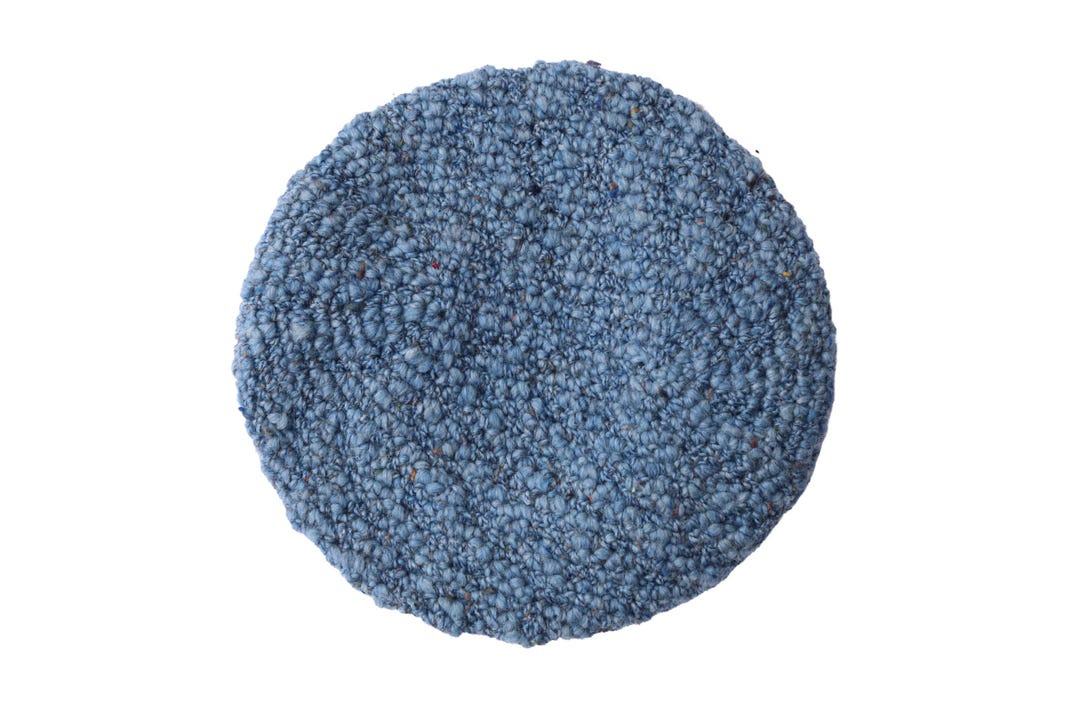 Blue Wool Blend Charivari NYC Beret Hat Made in Italy, Parisian Basque ...