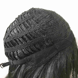 Emo Wig for Girl Black Wolf Cut Scene Girl Wig in Mullet Gothic Style ...
