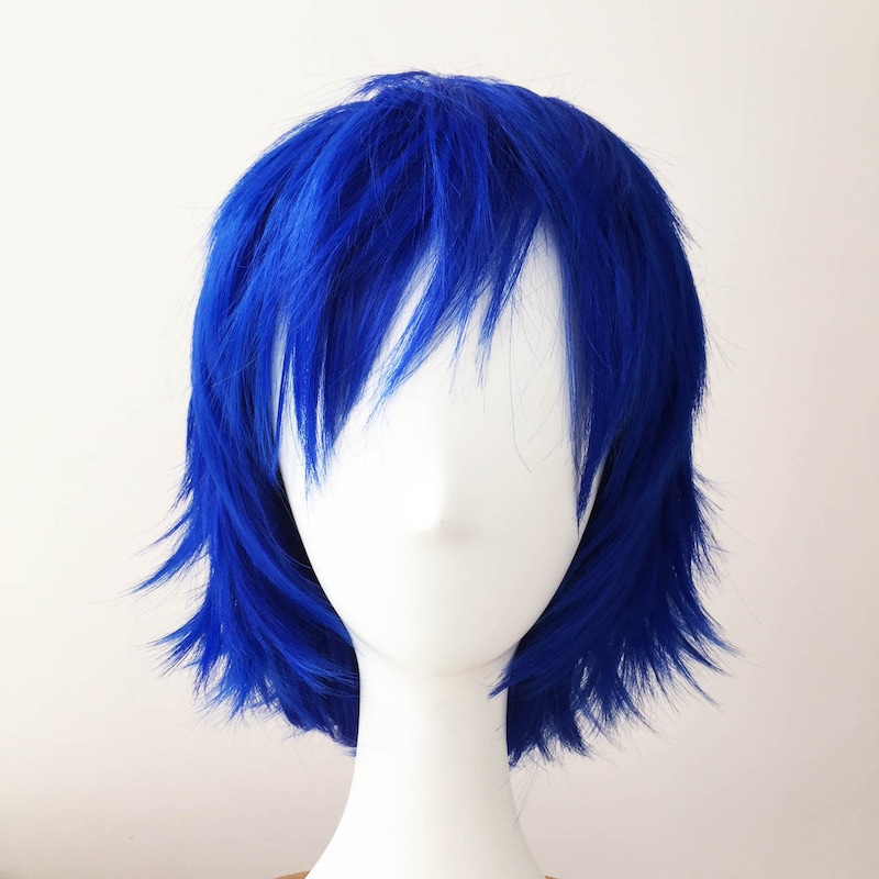 Blue Wig - Etsy