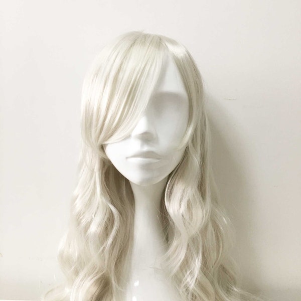 Long White Wig - Etsy