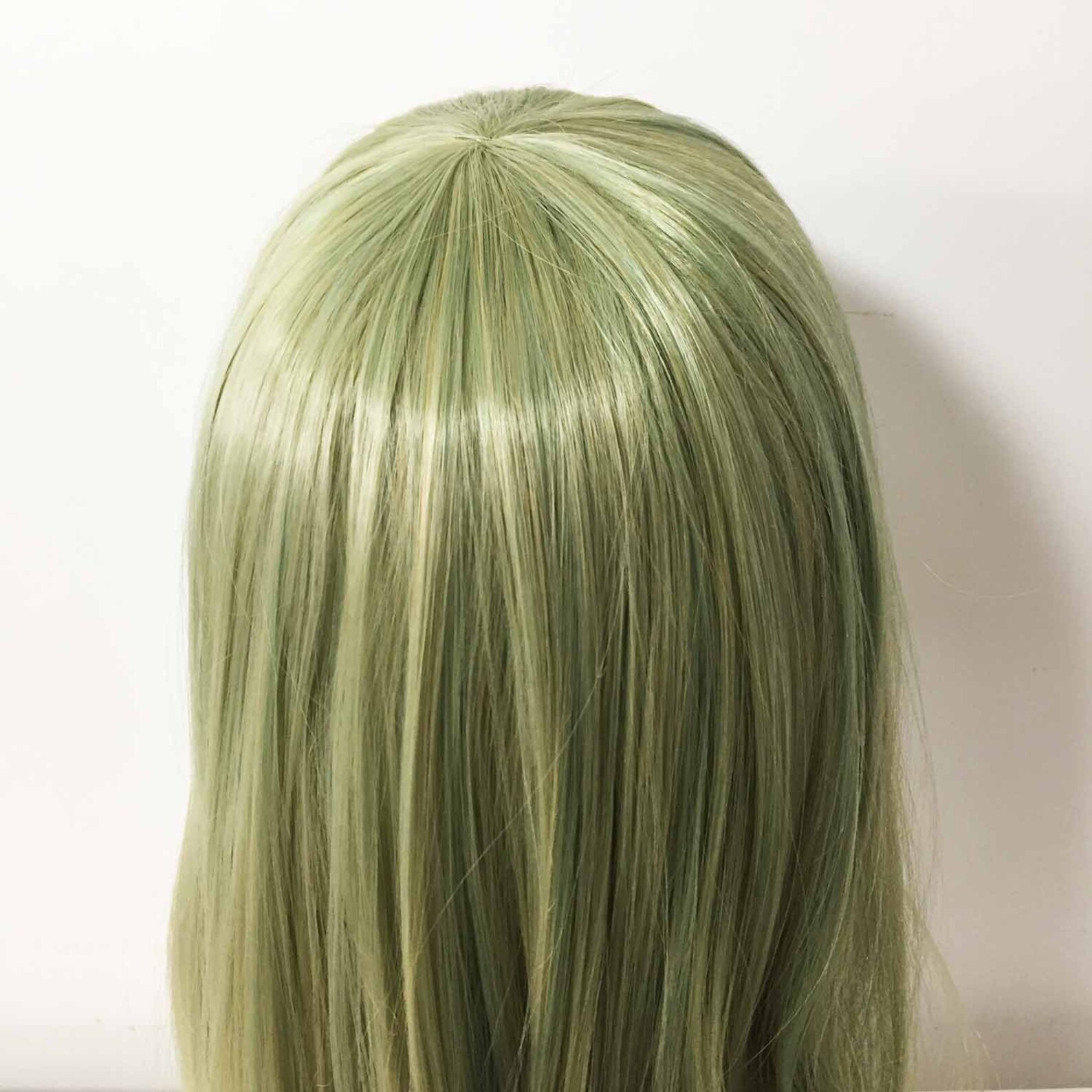Women Ombre Green Fading Long Straight Wavy Side Swept Bangs - Etsy