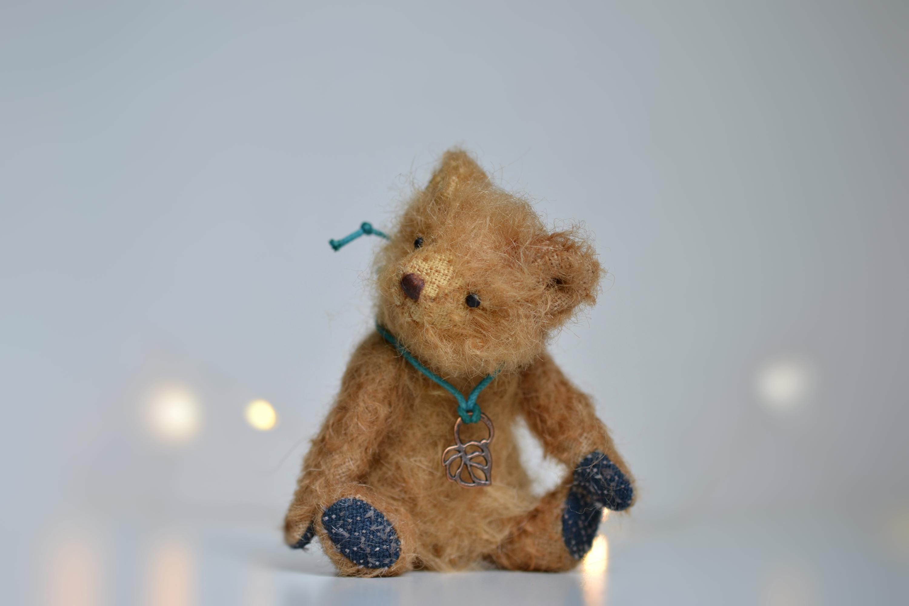 Mohair Miniature Teddy Bear From the Gourmet Collection - Etsy