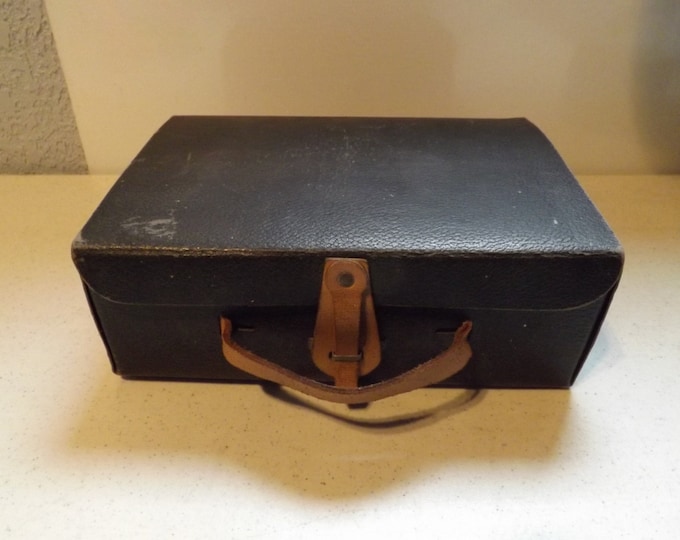 Unique Cardboard Black Box With Leather Handle and Closure - Etsy