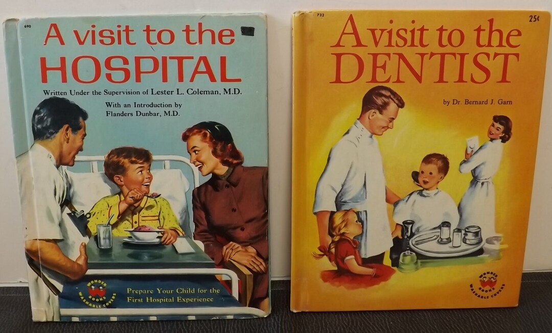 Two Wonder Books - A Visit to the Dentist and A Visit to the Hospital ...