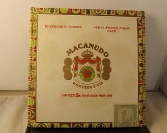 Macanudo Cigar Box - Etsy